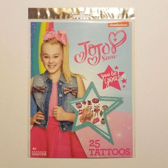 Nickelodeon | Party Supplies | Nickelodeon Jojo Siwa 25 Tattoos Pack ...